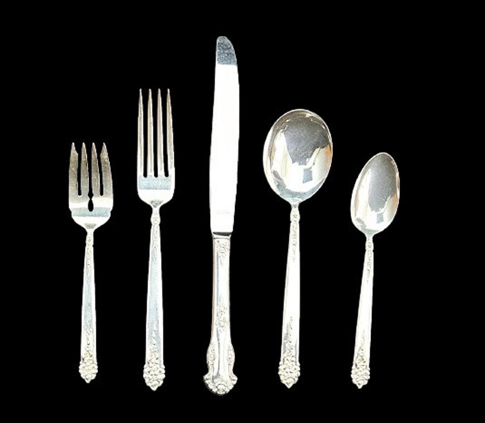 1940s National Silver Co. King Edward Silverplate Flatware - 20 Piece ...