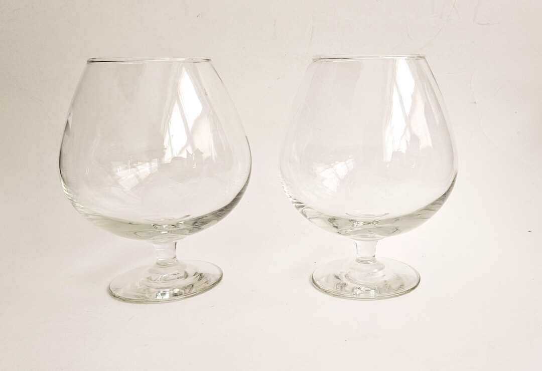 Libbey Glass Brandy Snifters / Inhalers 32oz #8410 - a Pair - Etsy