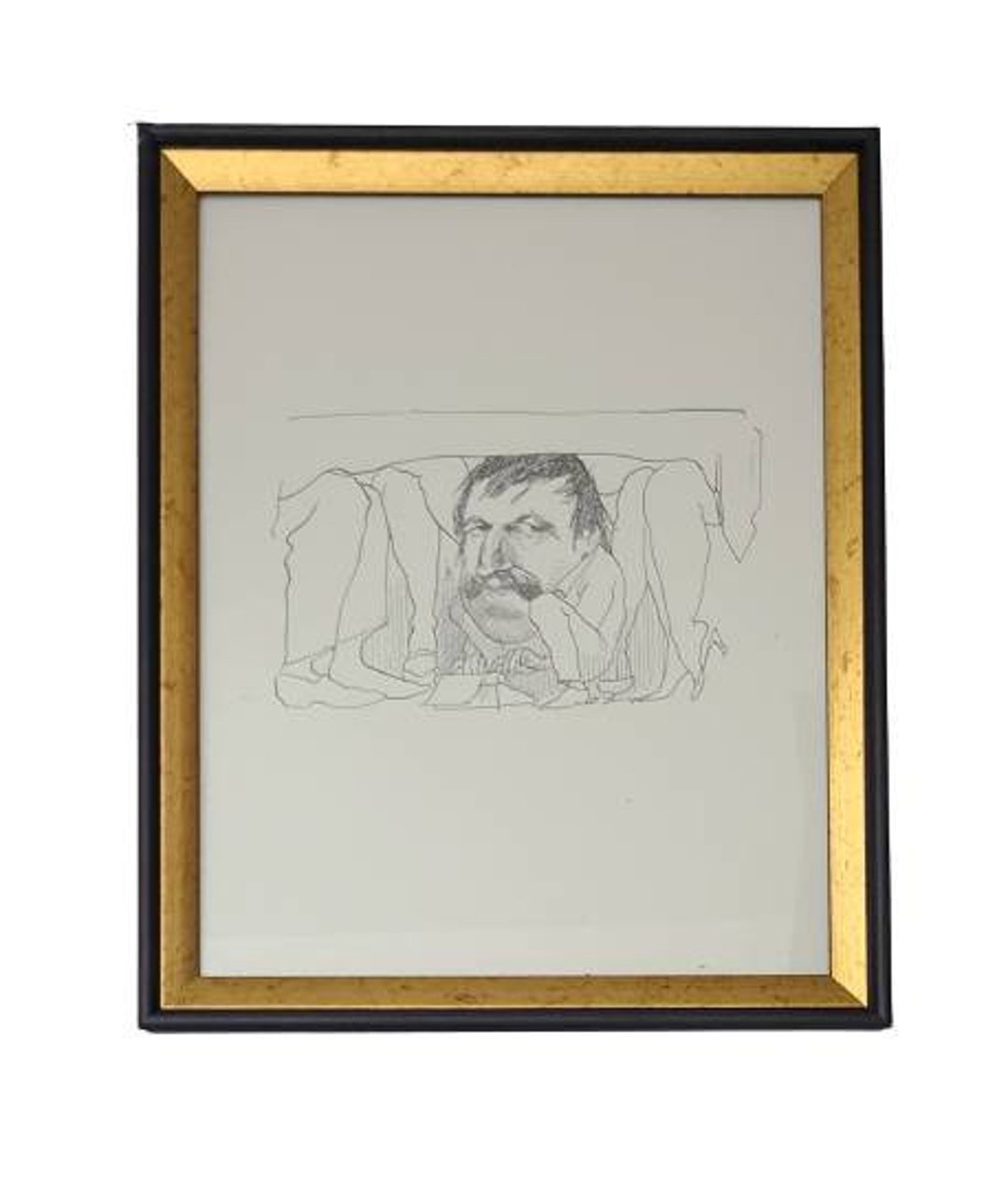 1960s Ernest Hemingway Caricature Print by David Levine, Framed - Etsy
