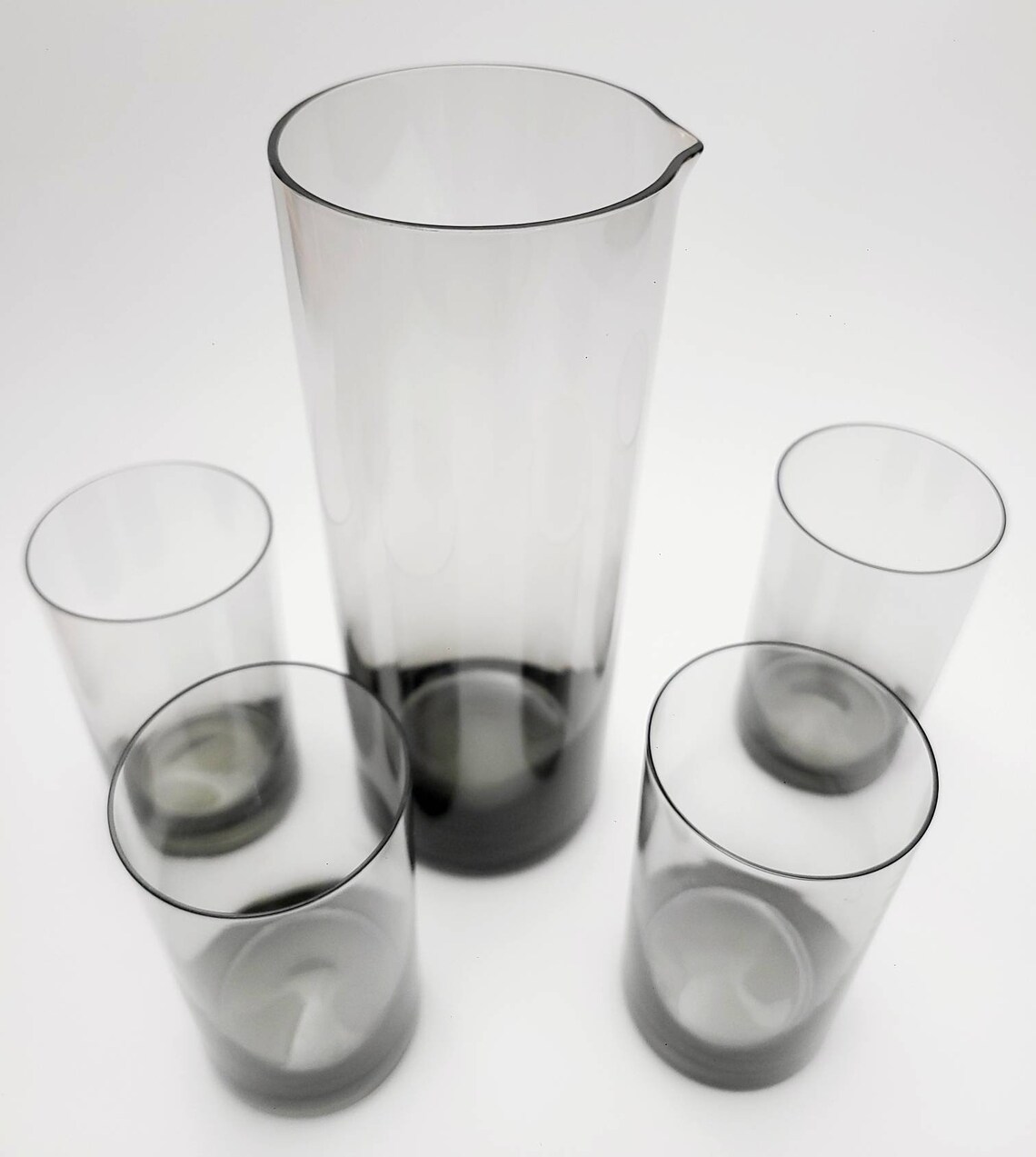 Mid Century Kaj Franck 1609 Smoke Gray Martini Pitcher and - Etsy