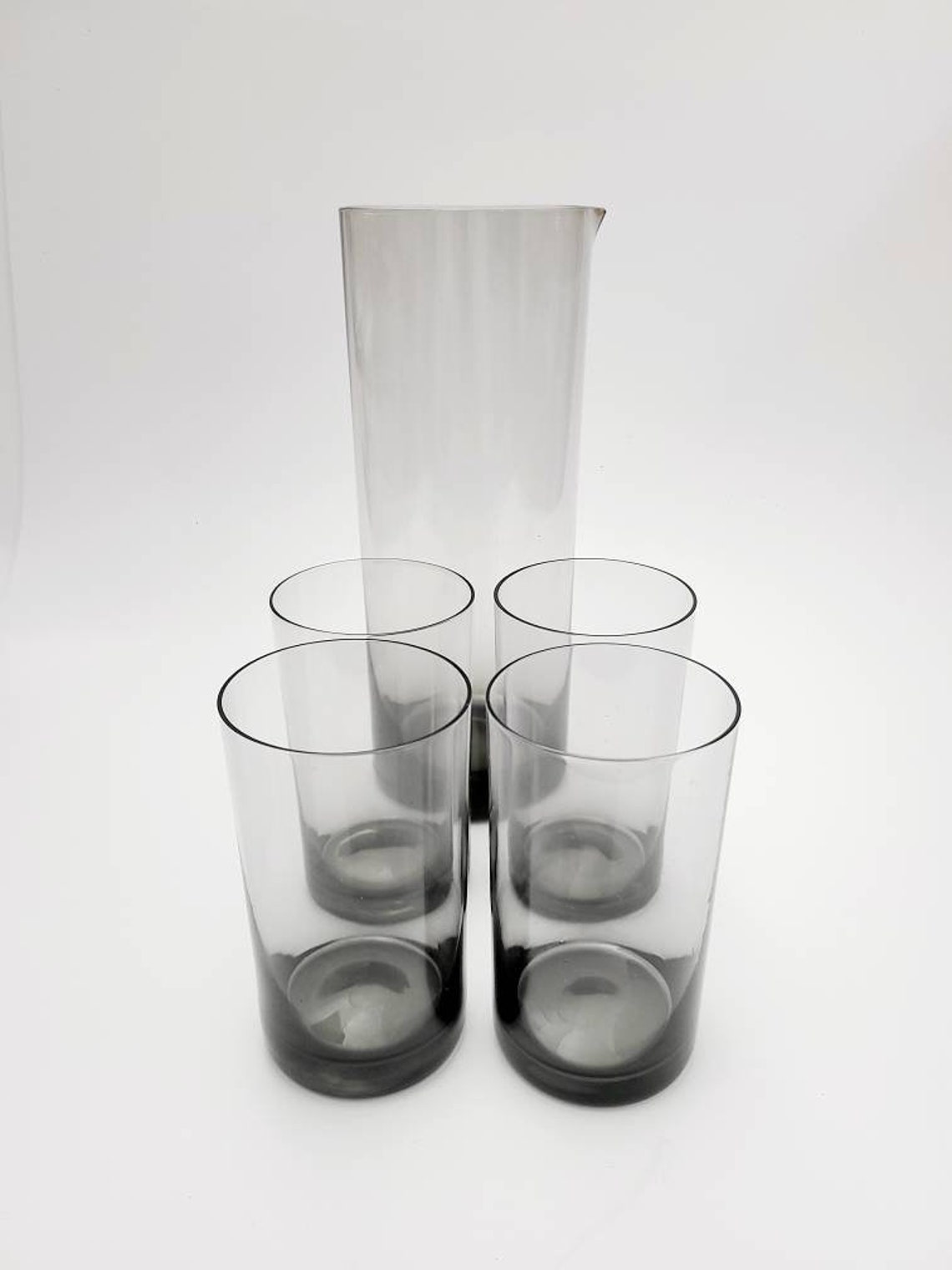 Mid Century Kaj Franck 1609 Smoke Gray Martini Pitcher and - Etsy
