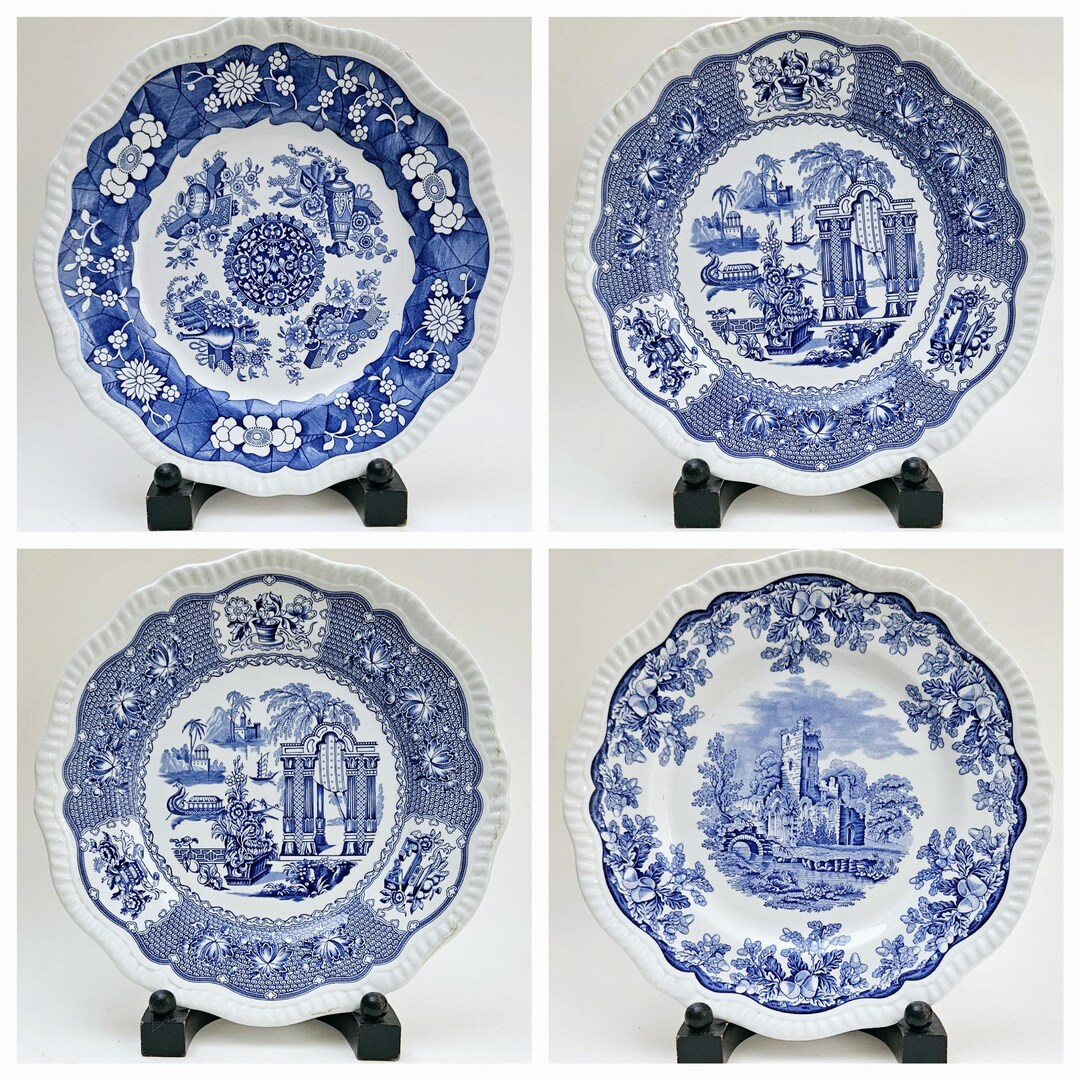 Spode Archive Collection Regency Dinner Plates 10 1/2 Set of 4, Made in ...
