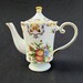 Vintage I. Godinger Tea Set With Fruit and Insects With a - Etsy