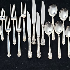 1940s National Silver Co. King Edward Silverplate Flatware - 20 Piece ...