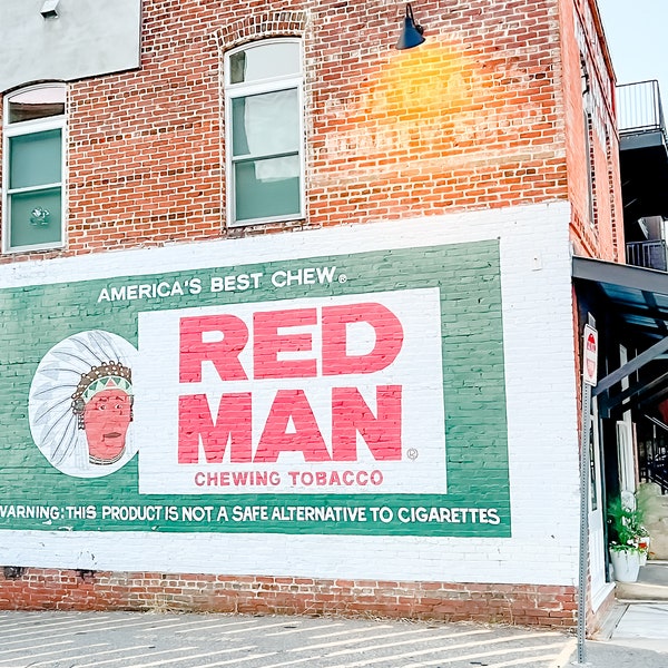Red Man Chewing - Etsy