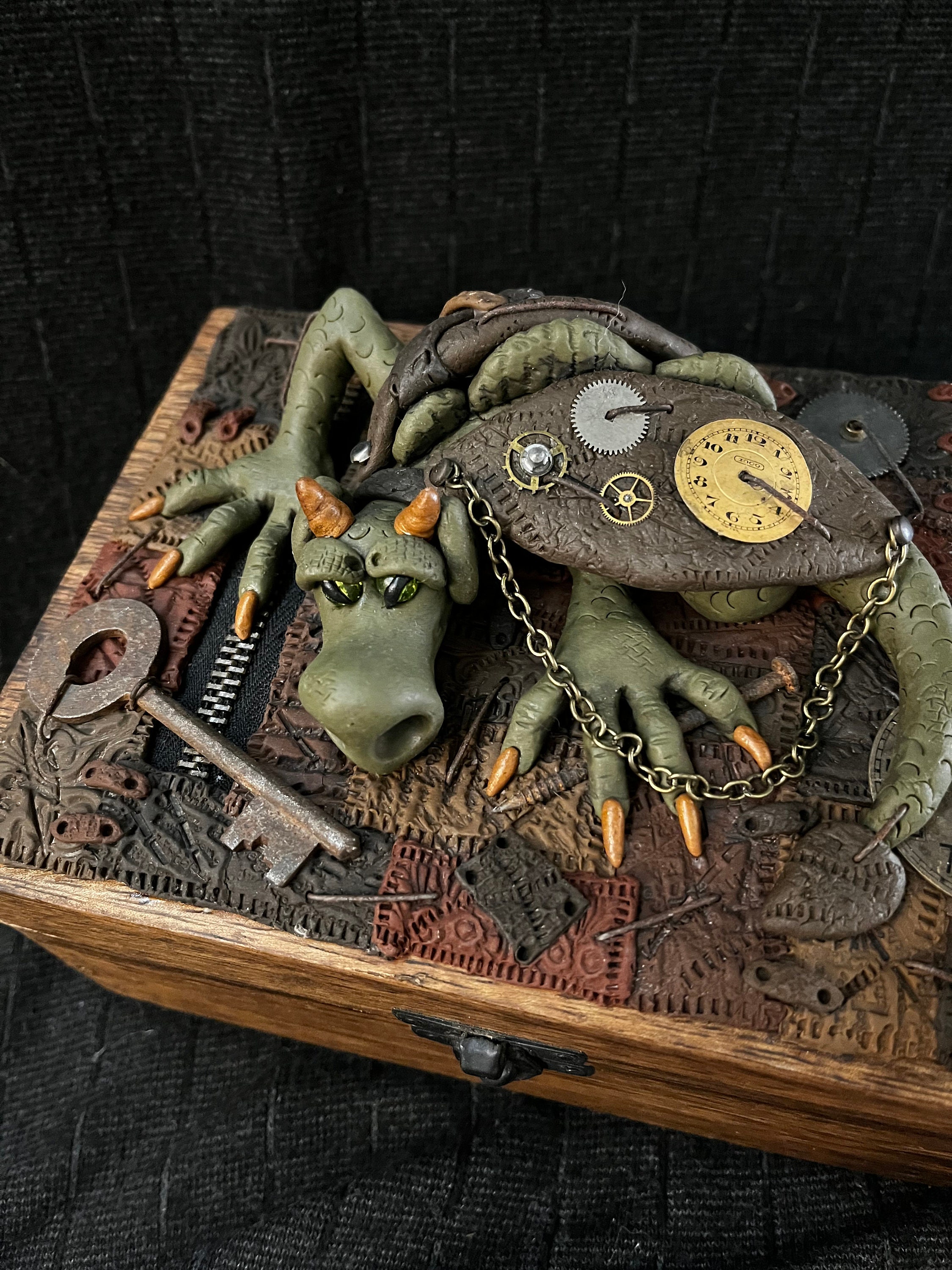 Steampunk Dragon Box - Etsy