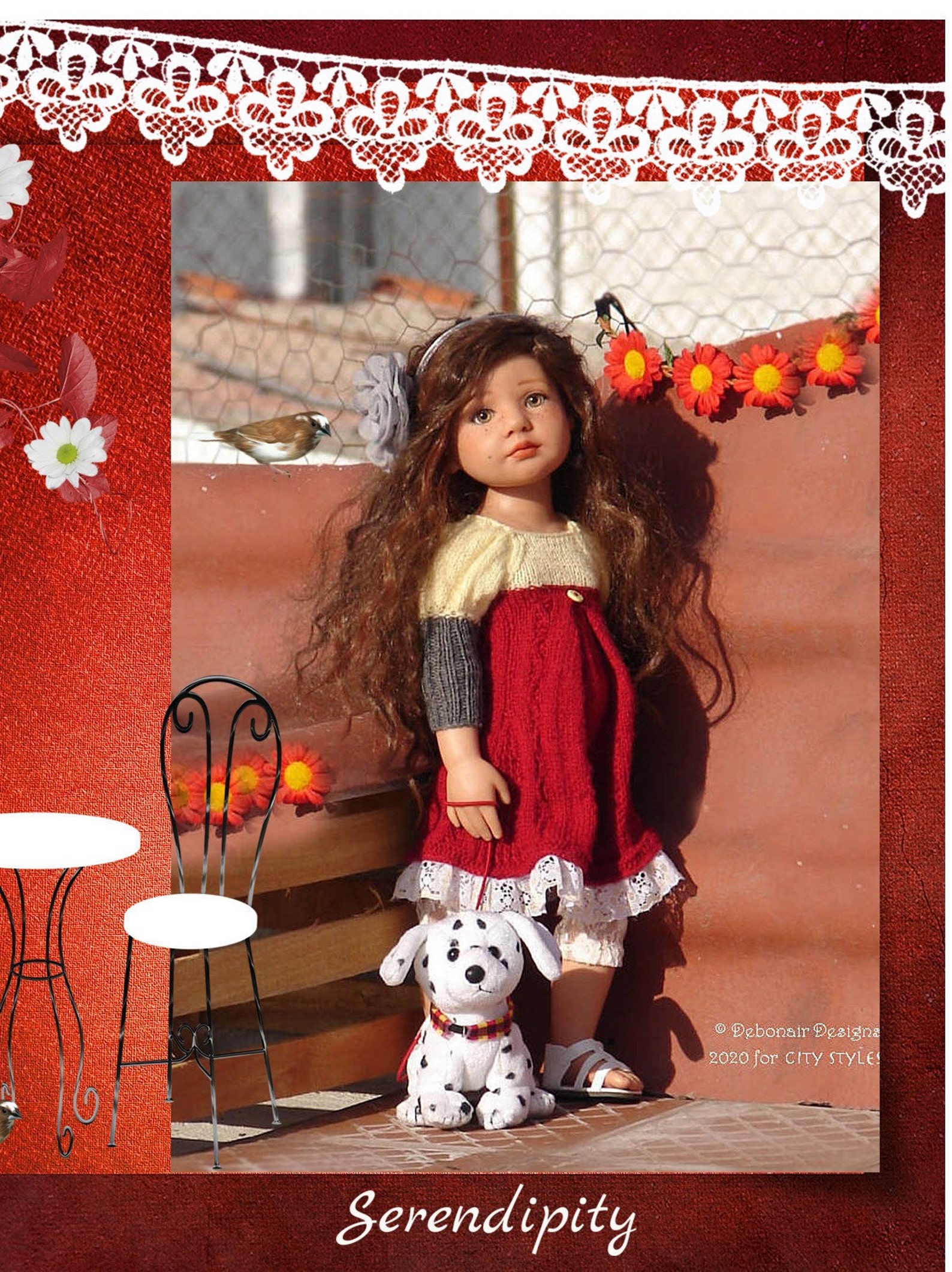 Serendipity PDF Knitting Pattern for a Dress Designed for Slim - Etsy