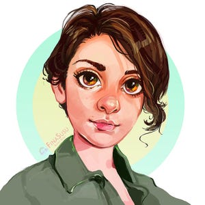 Personalized Digital Portrait 1 Person. Personalized Hand Drawn ...