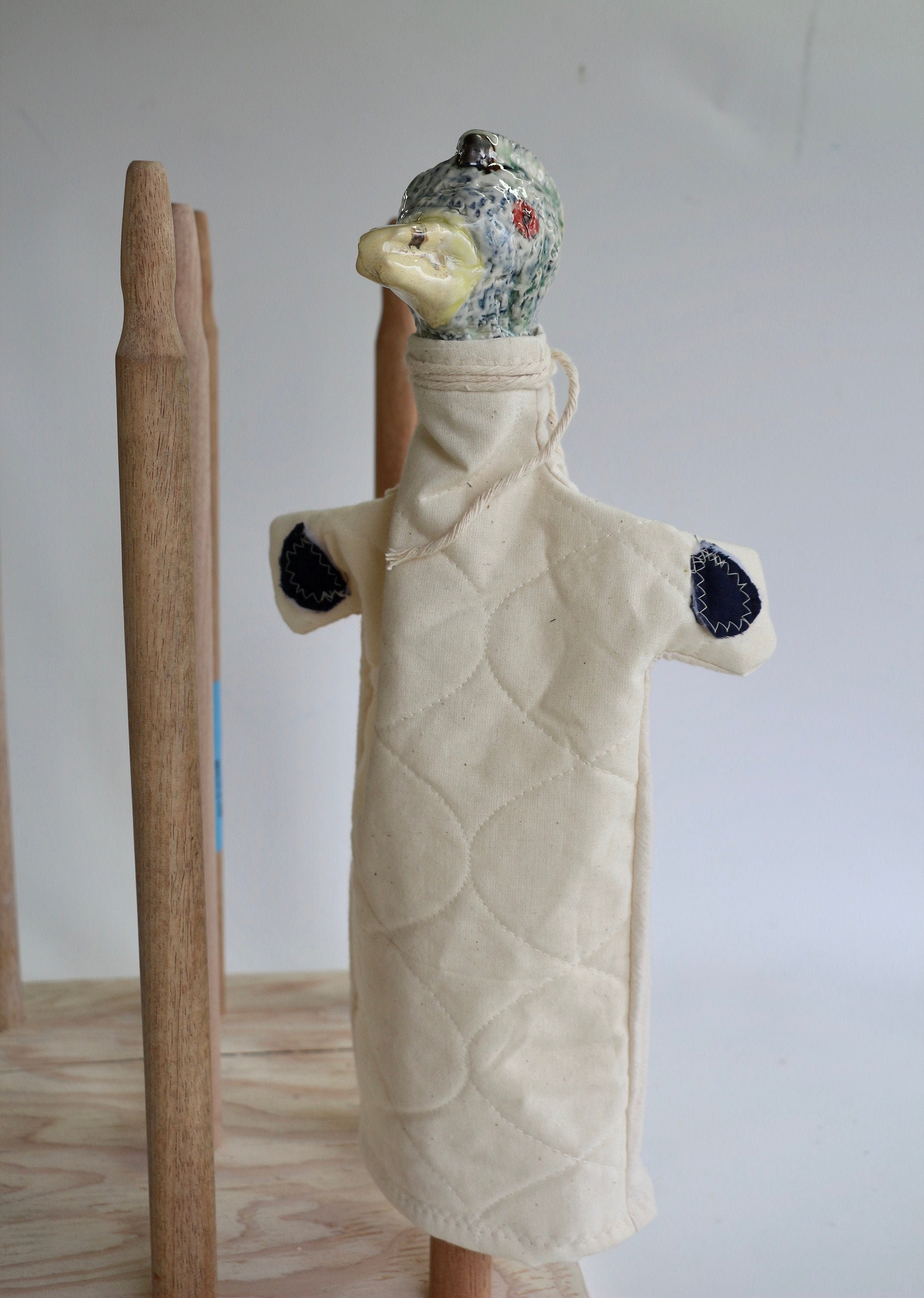 Marionette Hand Puppet Hand Puppet Porcelain Head Fairy - Etsy UK