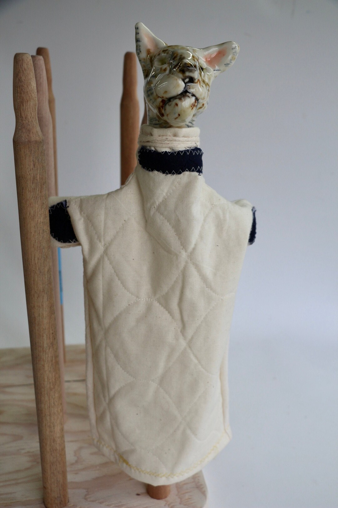 Marionette, Hand Puppet, Hand Puppet, Porcelain Head, Fairy Tale ...