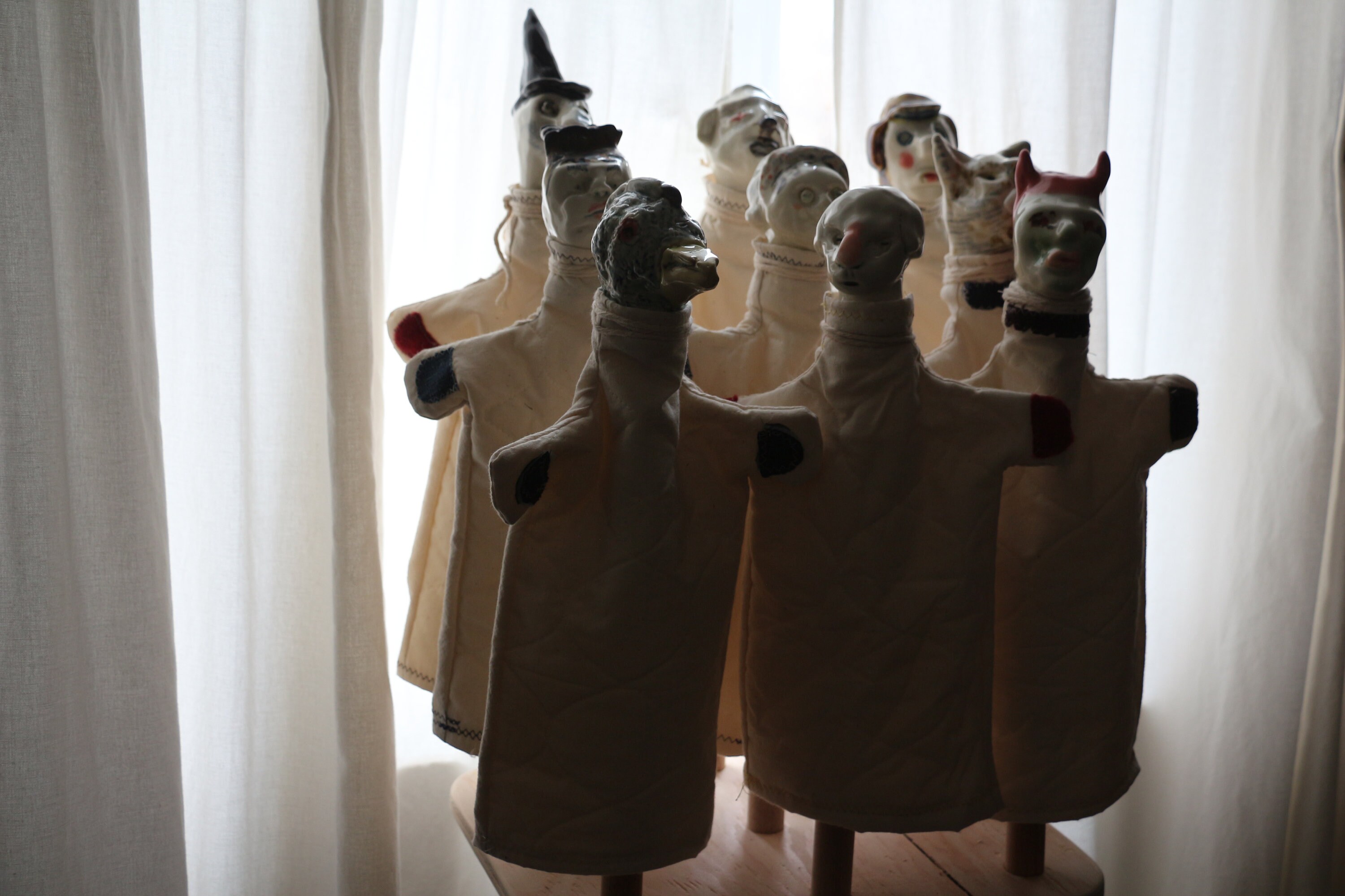 Marionette Hand Puppet Hand Puppet Porcelain Head Fairy - Etsy UK