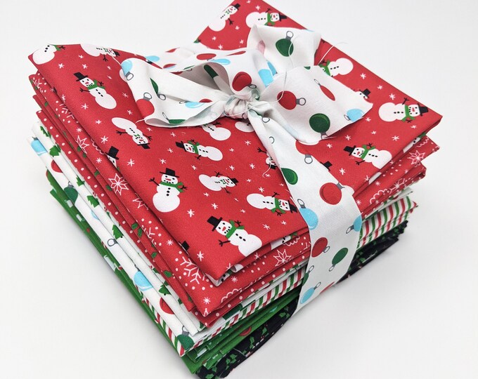 Holiday Essentials CHRISTMAS Moda Fabrics Fat Quarter - Etsy