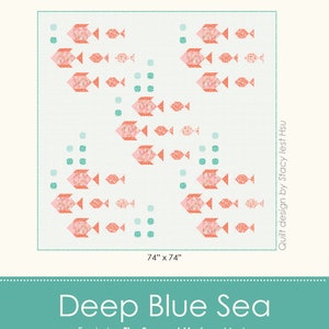 Deep Blue Sea Stacy Iest Hsu Quilt Pattern PDF - Etsy