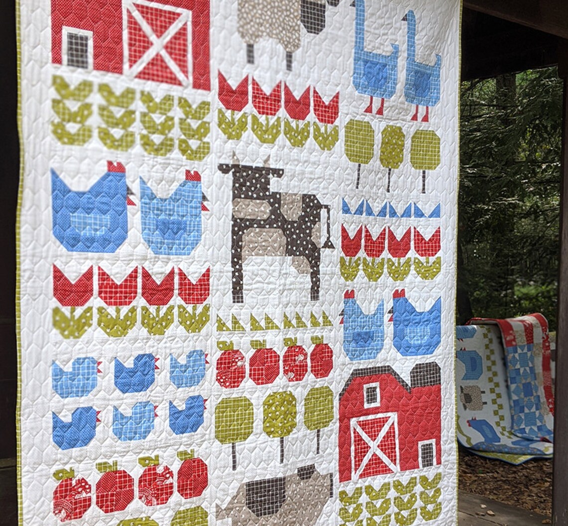 And on the Farm Stacy Iest Hsu Quilt Pattern PDF - Etsy