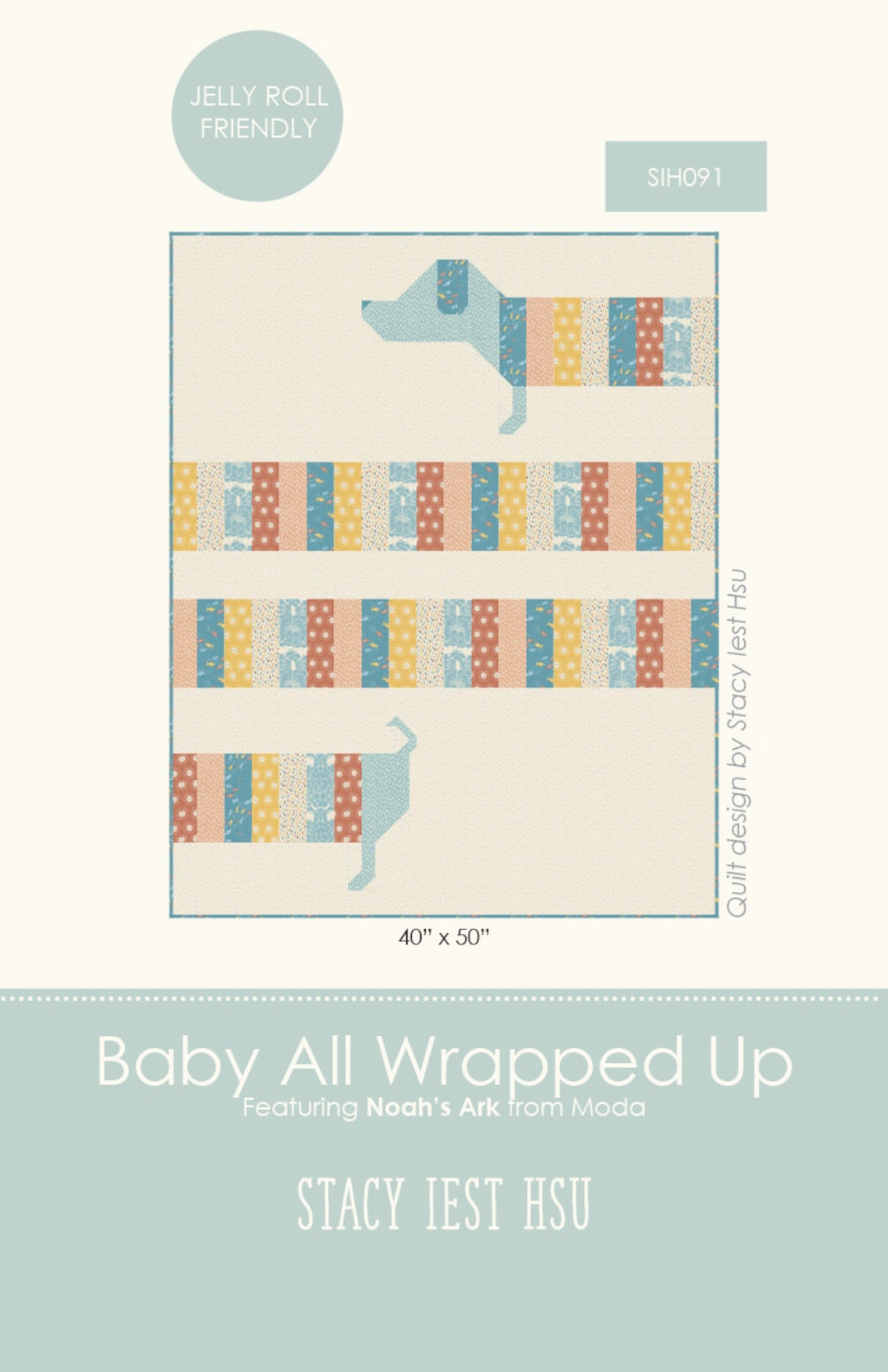 Baby All Wrapped UP Jelly Roll Friendly Stacy Iest Hsu Quilt Pattern ...