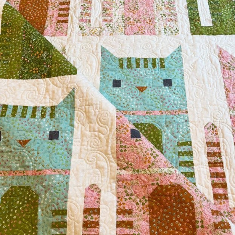 Purrfection Stacy Iest Hsu Quilt Pattern PDF - Etsy