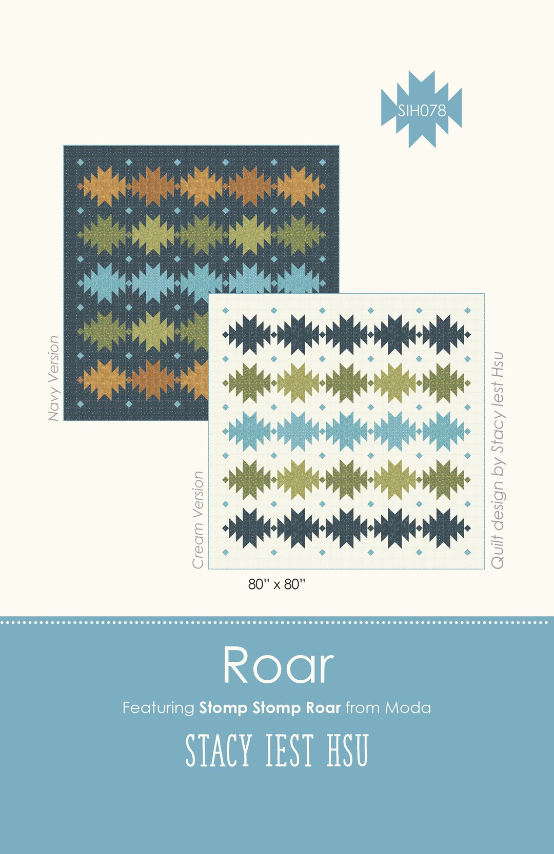Roar Stacy Iest Hsu Quilt Pattern PDF - Etsy