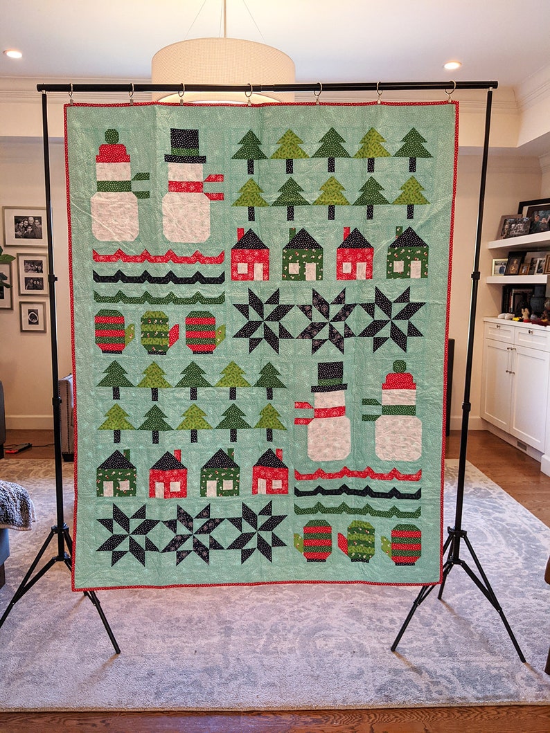 Snowman Sampler Stacy Iest Hsu Quilt Pattern PDF - Etsy