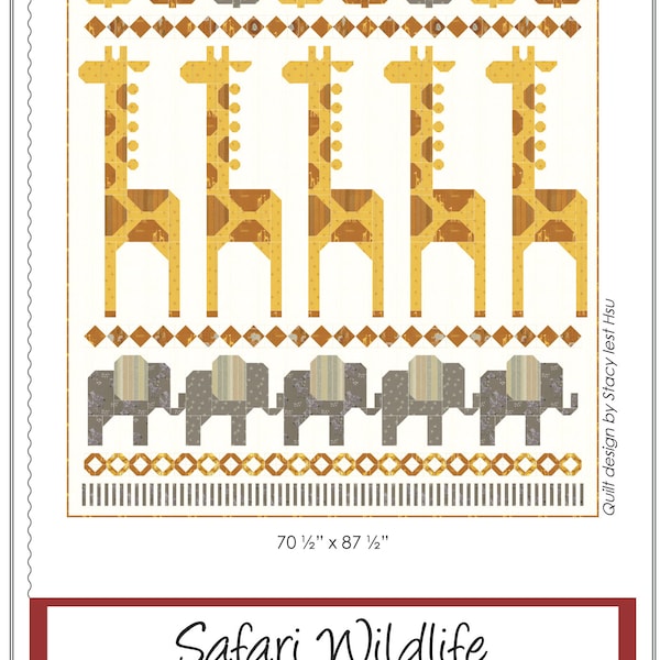 Safari Quilt Pattern - Etsy