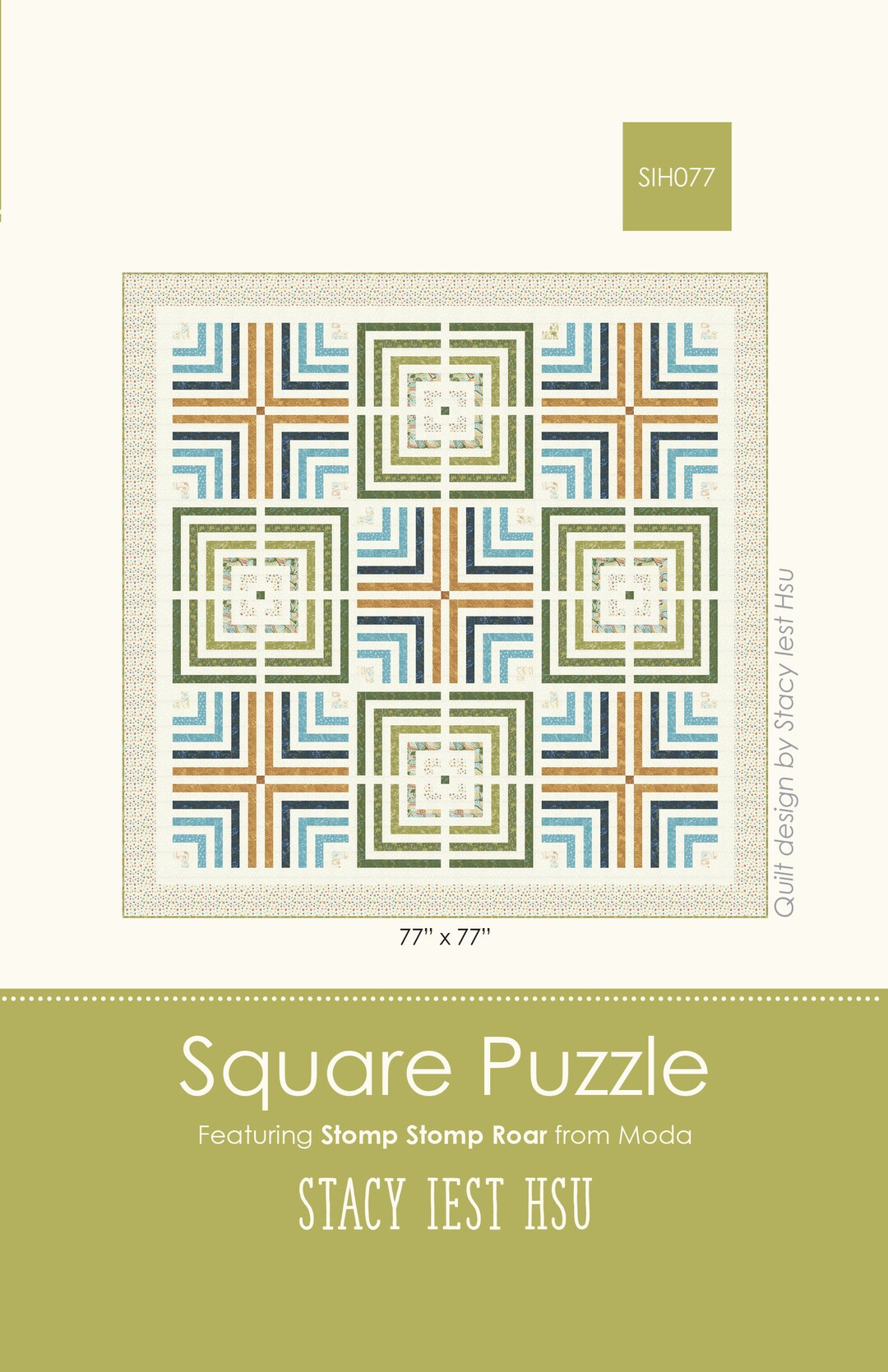 Square Puzzle Stacy Iest Hsu Quilt Pattern PDF - Etsy