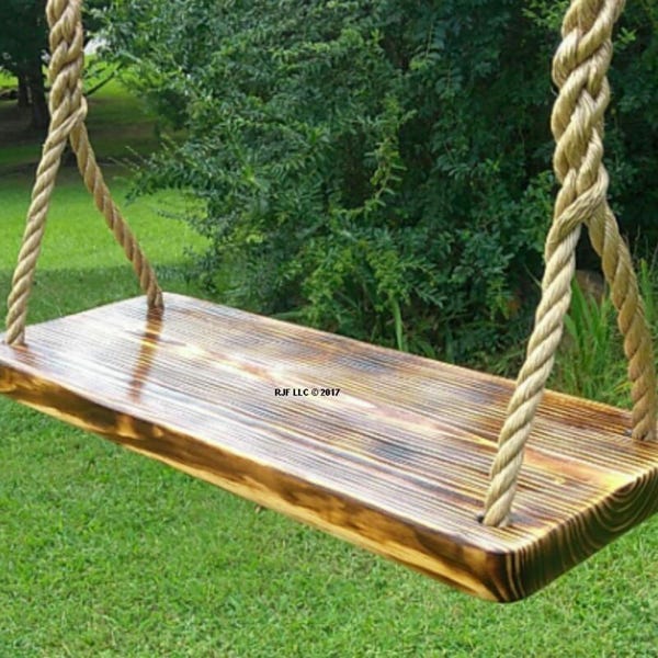 Wood Tree Swing - Etsy