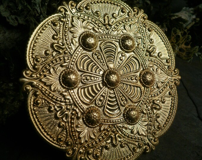 Antique Cast Brass Ornamental Furniture Decoration - Brass Oak Leaf ...