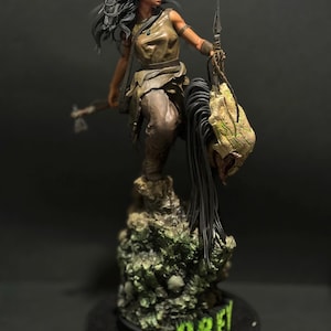 Predator Naru and Her PREY 3d Printed Custom Collectible Statue 1/6 - Etsy