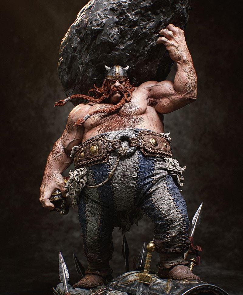 Obelix Custom Statue Figure 1/6 Painted or Unpainted - Etsy