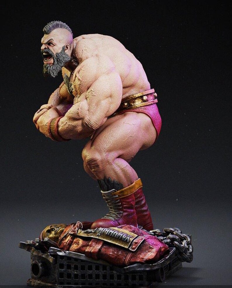 Hand-painted 1/6 Scale Resin Print Figurine – Muscle Grappler With ...