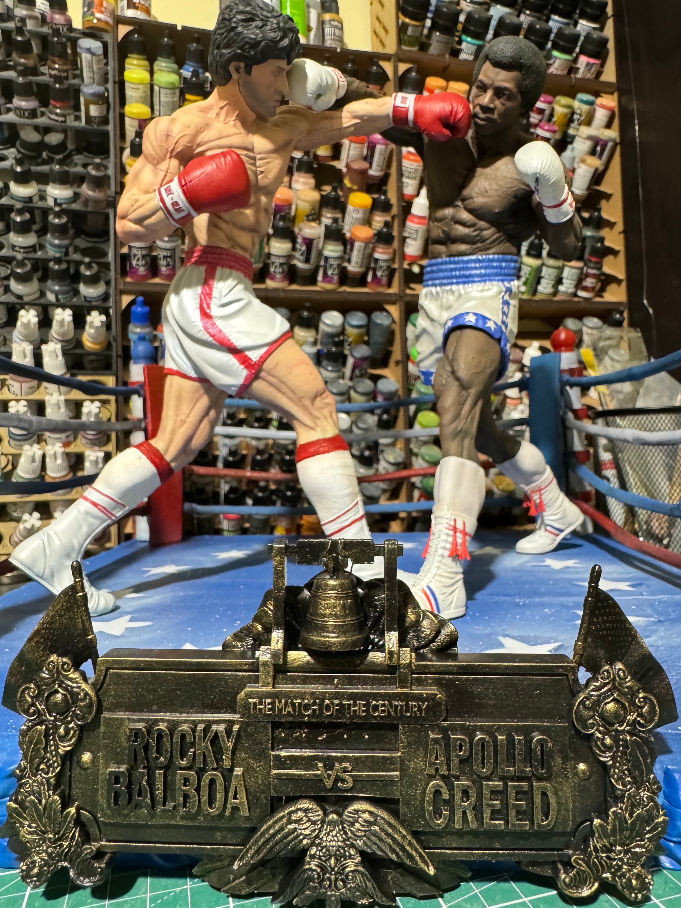 Rocky and Apollo Diorama 1/6 Figurine - Etsy