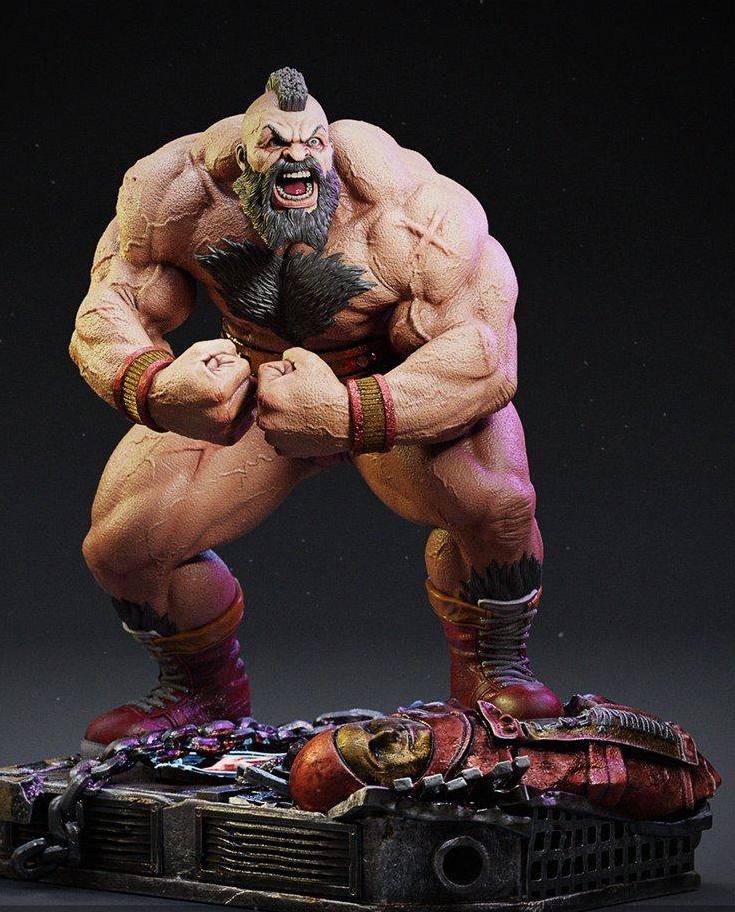 Hand-painted 1/6 Scale Resin Print Figurine – Muscle Grappler With ...
