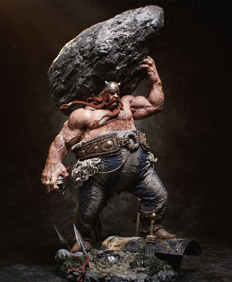 Obelix Custom Statue Figure 1/6 Painted or Unpainted - Etsy