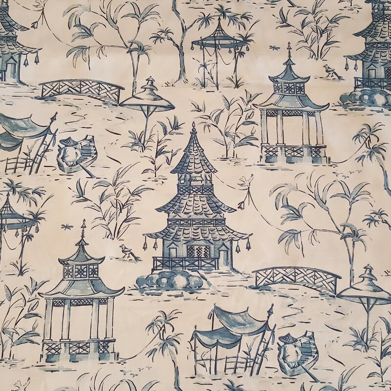 Pagoda Fabric - Etsy