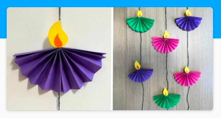 Diwali Diya Door Hanging Craft Activity, Indian Garland (PDF Download ...