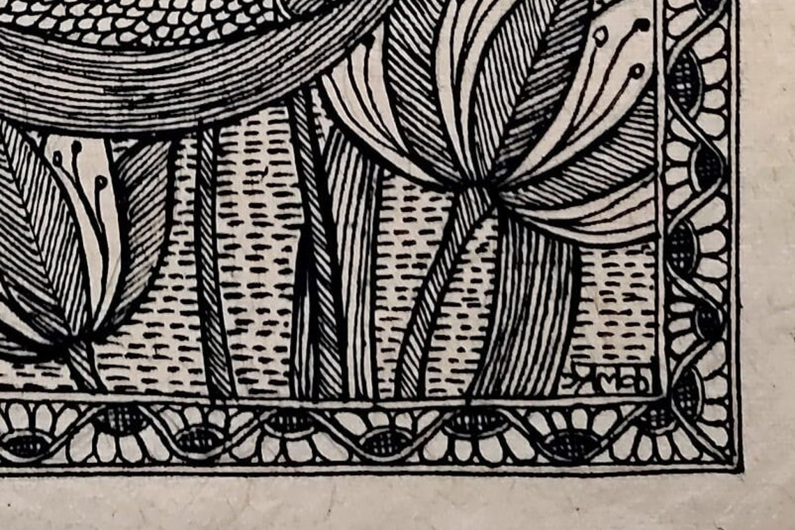 Madhubani Fish, Mithila Painting, Authentic Mithila Art, Housewarming ...