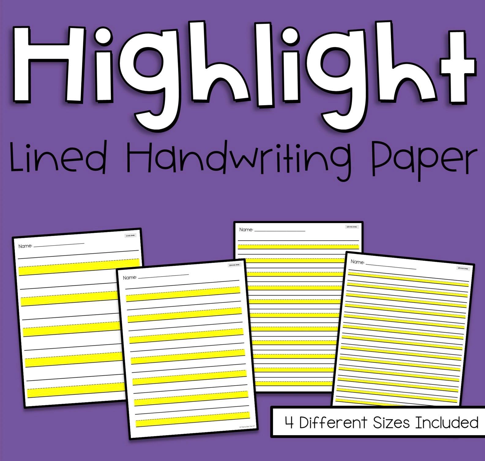 Dyslexia & Dysgraphia Handwriting Practice: Primary Ruled Worksheets ...