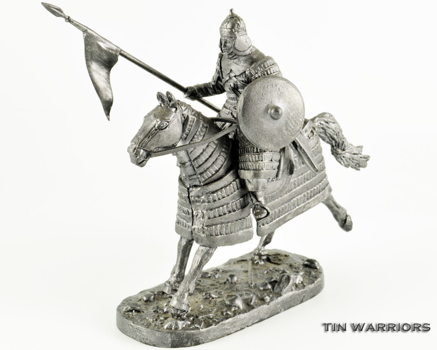 Mongol Heavy cavalry. Metal miniature sculpture. Collection | Etsy