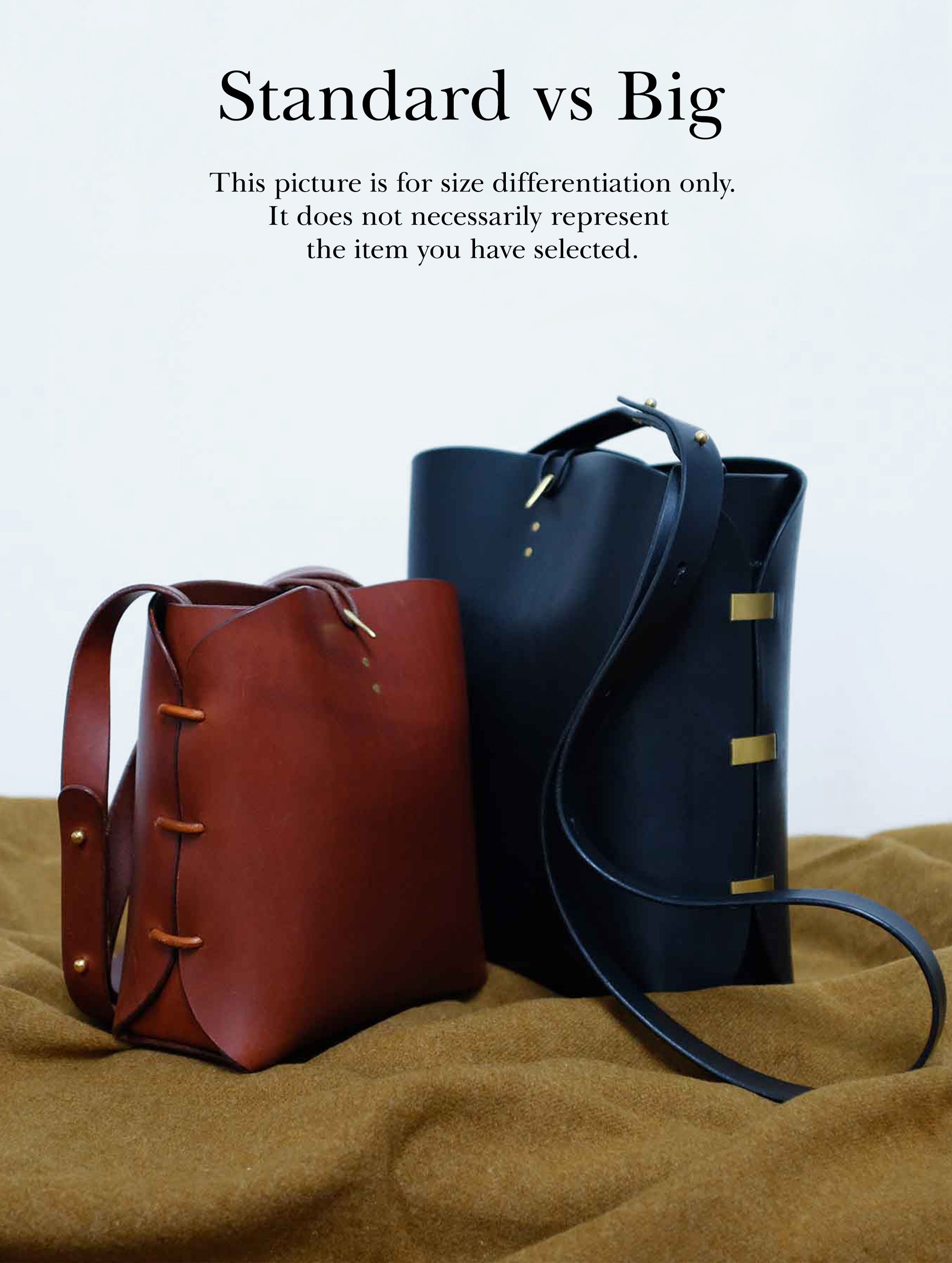 Small Bucket Bag in Whisky Tan - Etsy