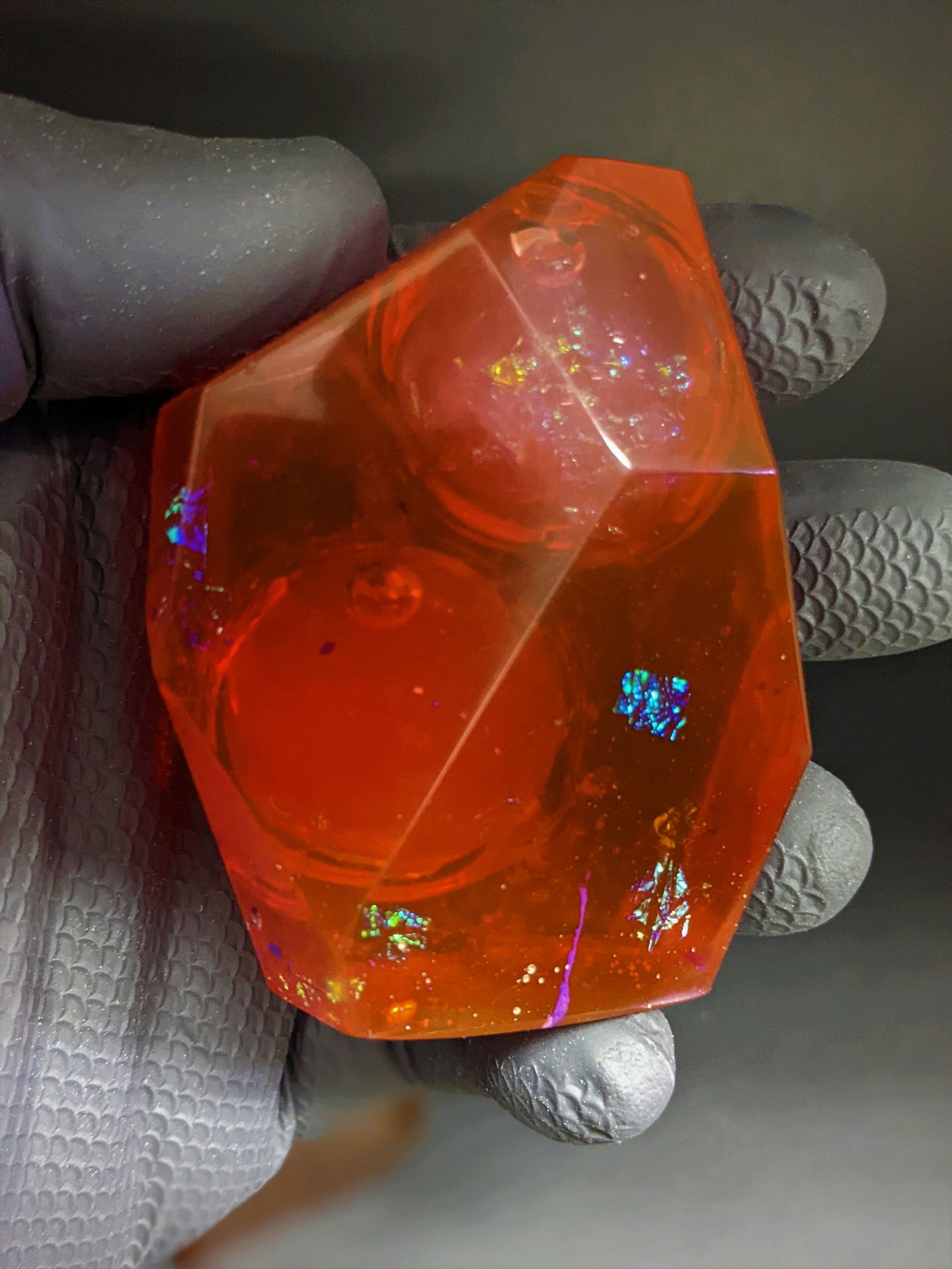 Liquid Core Shining Trapezohedron - Etsy