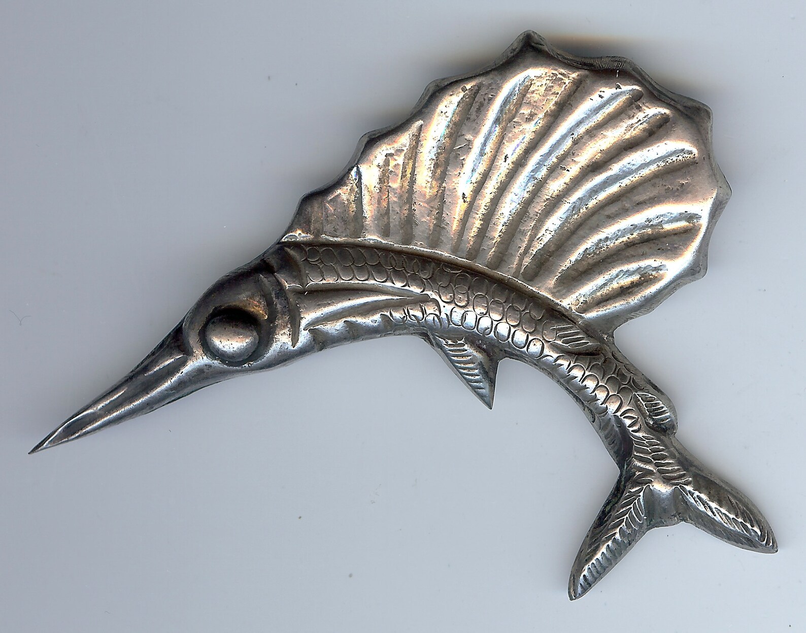 FABULOUS LARGE 1940'S VINTAGE Mexico Silver Swordfish Fish - Etsy