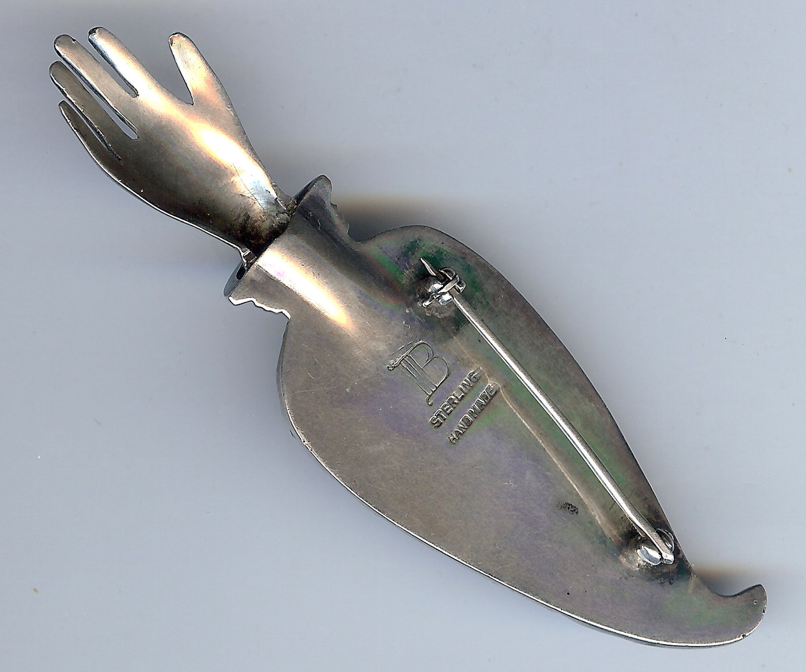 ANTIQUE VICTORIAN ERA Hallmarked Sterling Silver Tussie Mussie Hand ...