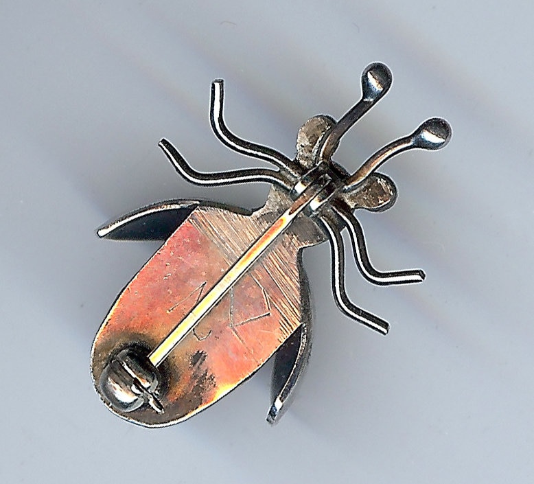 VINTAGE NAVAJO INDIAN Turquoise 3D Lightning Bug Pin Brooch - Etsy