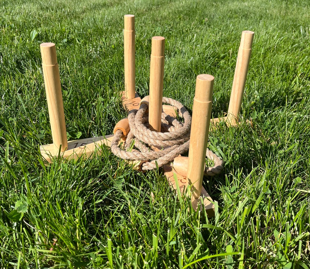 Ring Toss Outdoor Lawn Game Backyard Party Supply School Carnival Camp Game Beach Tailgating Eco ...