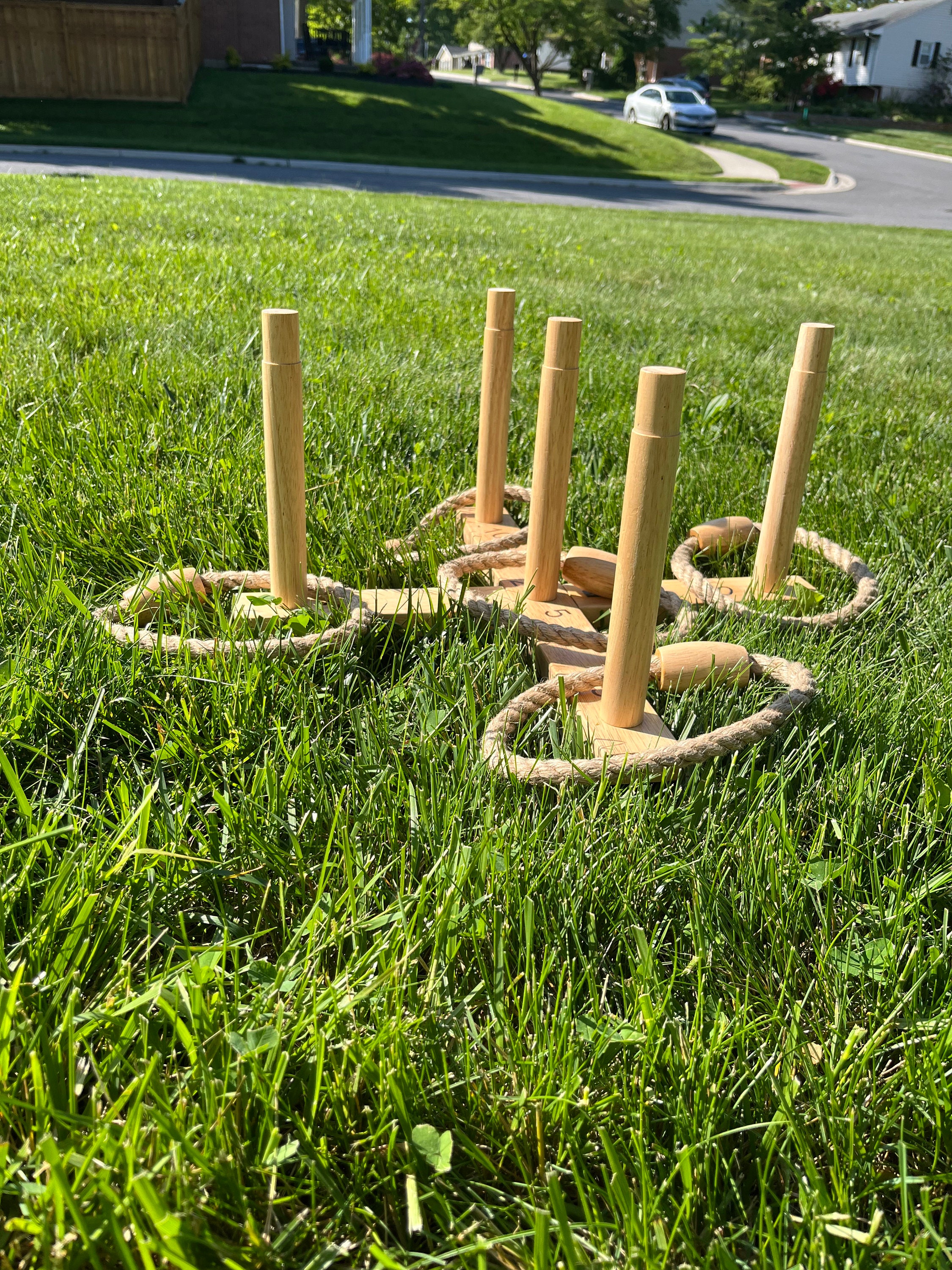 Ring Toss Outdoor Lawn Game Backyard Party Supply School Carnival Camp ...