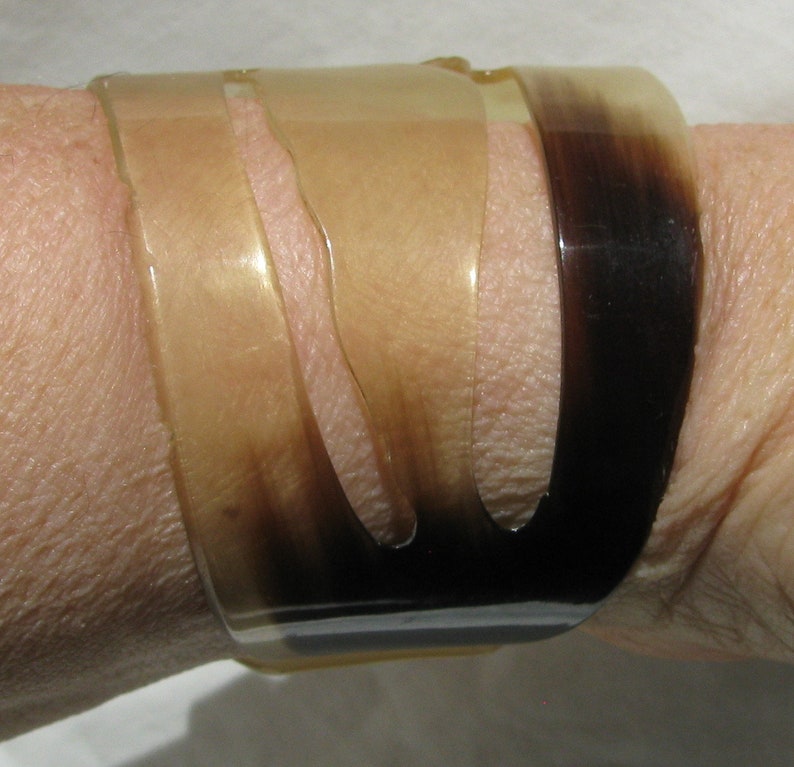 Antique Faux Tortoise Shell Thin Carved Openwork Super Wide - Etsy