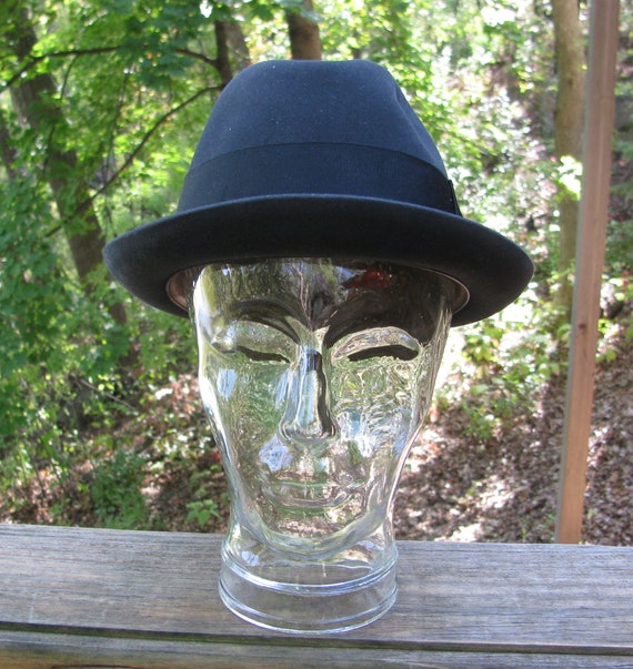 Vintage Late 1950's Cavanagh Hats Black Hat, Cavanagh… - Gem