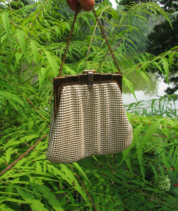 Beautiful Ivory White Metal Mesh Ladies Chain Strap - Etsy