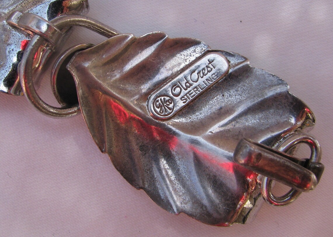 Stunning Vintage Goldberg Kirschman Old Crest Signed Cartouche | Etsy