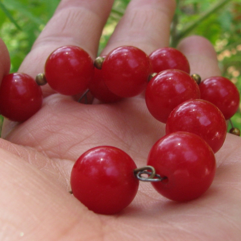 Cherry Red Bakelite - Etsy