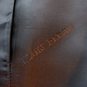 Beautiful louis Féraud Black Wool Fitted Suit, Slit Skirt W/ Cardigan ...